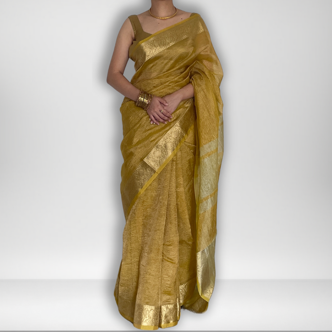 Crush Tissue Sarees | Shobhangini