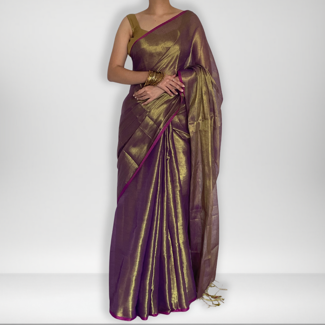 Raga Cotton Tissue Sarees | Shobhangini